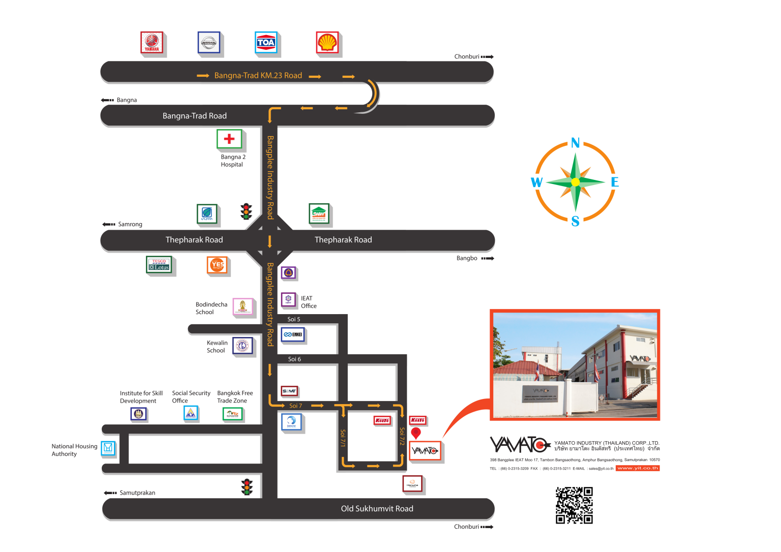 แผนที่ – YAMATO INDUSTRY (THAILAND) CORP., LTD.